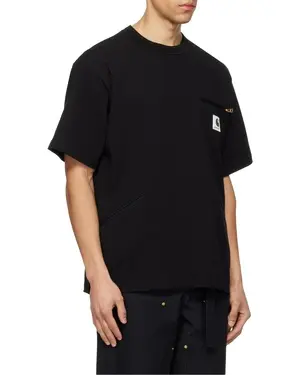 SACAI X CARHARTT WIP Jersey T-shirt - Black