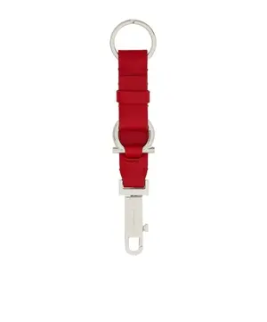 FERRAGAMO Gancini Keychain - Flame Red