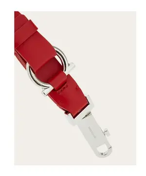 FERRAGAMO Gancini Keychain - Flame Red