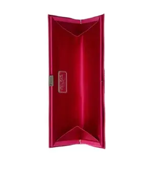 ROGER VIVIER Embellished Clutch Bag - Bordeaux