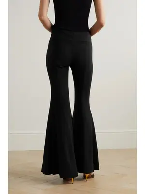Proenza Schouler Stretch Crepe Flare Trousers