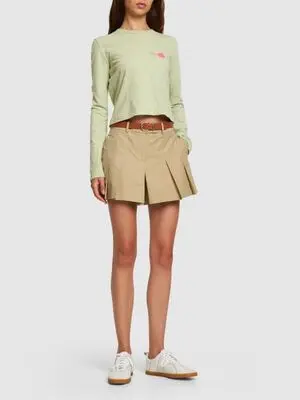 Andersson Bell Crazy Fish Long-sleeve Cotton T-shirt