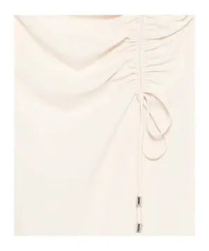 Patrizia Pepe Midi Skirt With Drawstring Detail