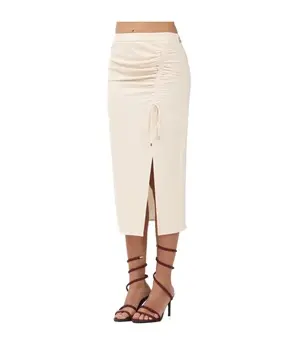 Patrizia Pepe Midi Skirt With Drawstring Detail