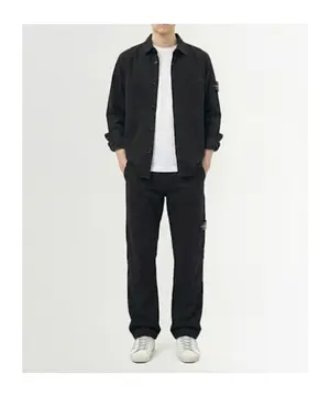 Stone Island Vintage Effect Cotton Shirt - Nude