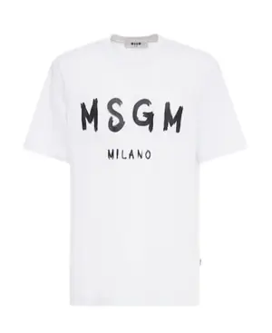 Men's Msgm White T-shirts