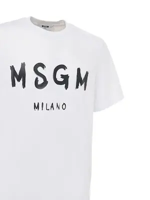 MSGM Logo Printed T-shirt