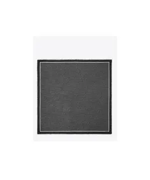 Saint Laurent Printed Square Scarf - Black