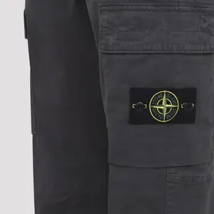 Stone Island Cargo Pants With Logo Patch