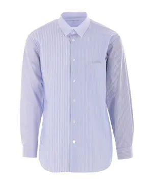 Comme Des Garçons Striped Shirt - Blue