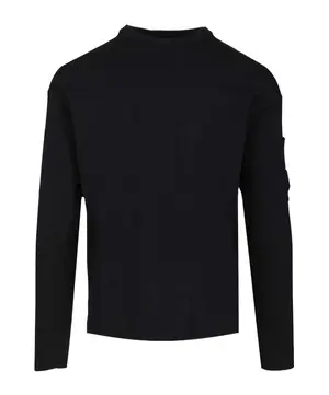 C.P. COMPANY Sea Island Lens Crewneck Sweater
