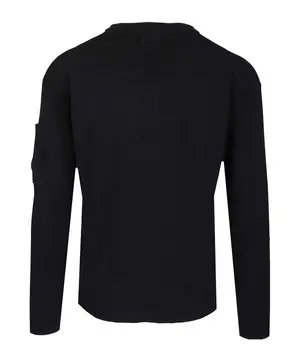 C.P. COMPANY Sea Island Lens Crewneck Sweater