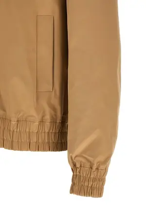 Valentino Garavani Zip-up High Neck Hooded Jacket