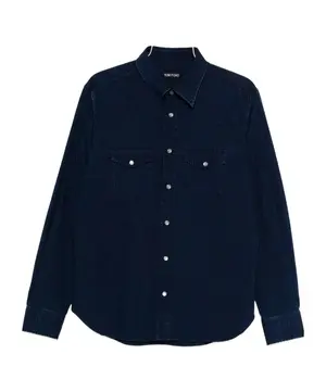 TOM FORD Western Denim Shirt - Black
