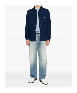 TOM FORD Western Denim Shirt - Black