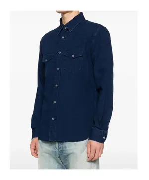 TOM FORD Western Denim Shirt - Black