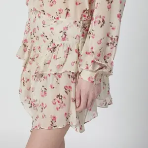 Isabel Marant Étoile Lolita Floral Ruffled Mini Skirt - Nude