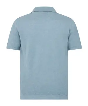 ROBERTO COLLINA Linen Knit Polo Shirt