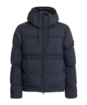Stone Island Short Ripstop Down Parka - Black