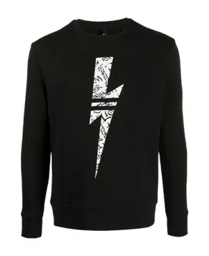 Neil Barrett Lightning Print Pullover