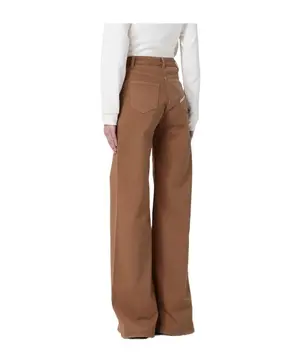 Elisabetta Franchi Palazzo Jeans - Brown
