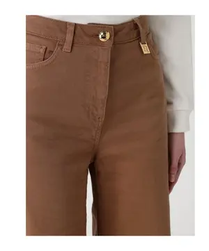 Elisabetta Franchi Palazzo Jeans - Brown
