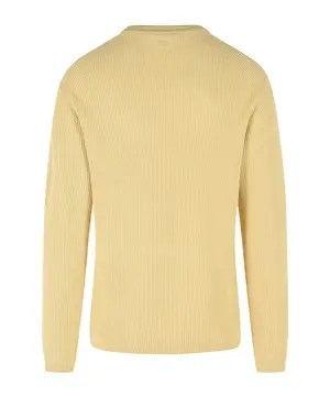 C.P. COMPANY Crewneck Jumper With Logo Plaque