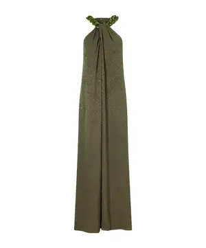 JOSEPH Embellished Backless Maxi Dress