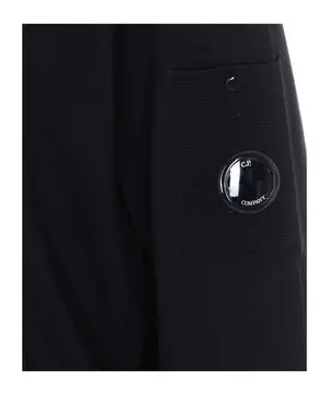 C.P. COMPANY Lens Detailed Knitted Jumper - Black