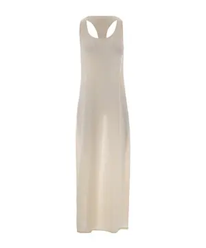 Patrizia Pepe Sleeveless Racerback Maxi Dress