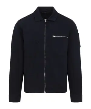 C.P. COMPANY Lens Zip-through Jacket - Black