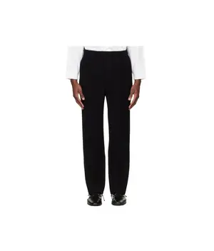 Issey Miyake Pleated Straight-leg Trousers
