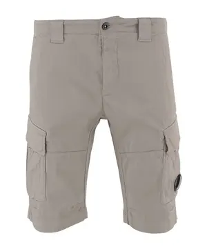 C.P. COMPANY Lens Detailed Cargo Shorts - Gray