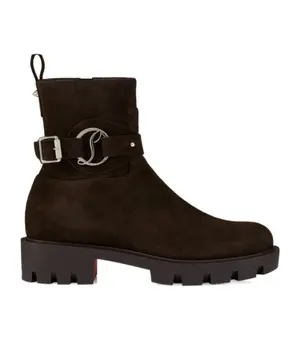 CHRISTIAN LOUBOUTIN Buckle Strap Boots
