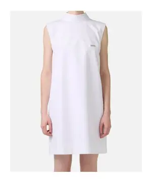 Iceberg Sleeveless Stand-collar Dress