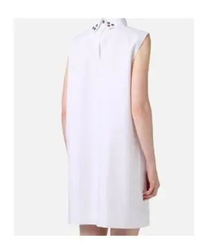 Iceberg Sleeveless Stand-collar Dress