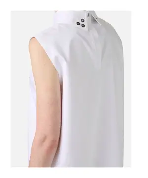 Iceberg Sleeveless Stand-collar Dress