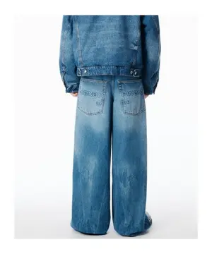 Alexander Wang Surge Wide Leg Jeans