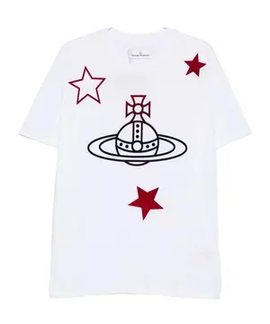VIVIENNE WESTWOOD Orb And Stars Classic T-shirt - White