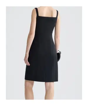 PATOU Sleeveless Pocket Dress - Black
