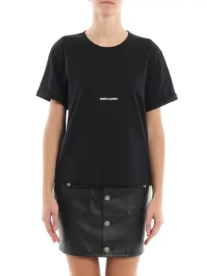 Saint Laurent Logo Printed T-shirt