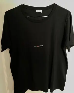 Saint Laurent Logo Printed T-shirt
