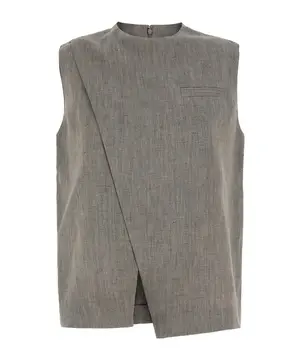 Loulou De Saison Della Asymmetrical Sleeveless Top