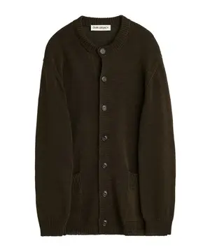 Our Legacy Parlor Textured Cardigan - Black Coffee