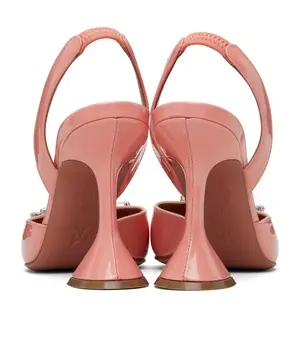 Amina Muaddi Begum Sling 95 Crystal-embellished Pointed-toe High-heeled Sandals