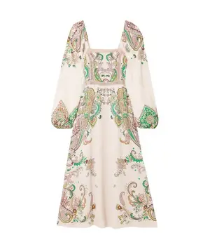 Etro Square Neck Day Dresses