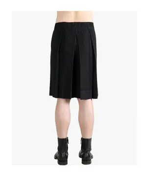 Issey Miyake Homme Plissé Pleated Hakama-style Shorts