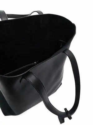 Saint Laurent Logo Detailed Tote Bag - Black