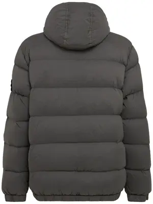 Stone Island Hooded Nylon Down Jacket