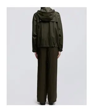 Aspesi Hooded Zip-up Jacket With Drawstring Hem
